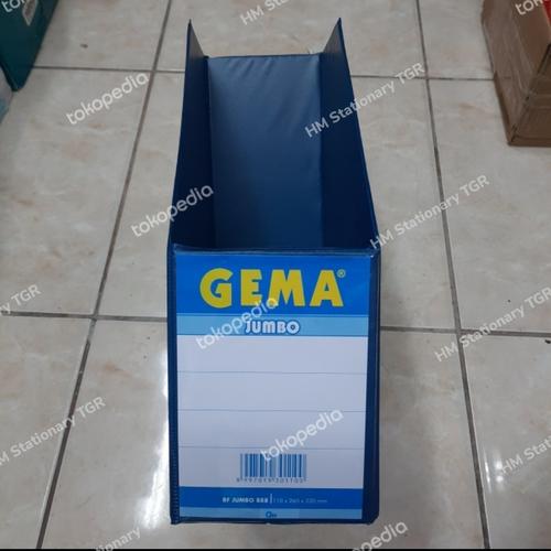 Jual Box File Jumbo GEMA 11 cm / Box File PVC Gema - Biru - Jakarta ...