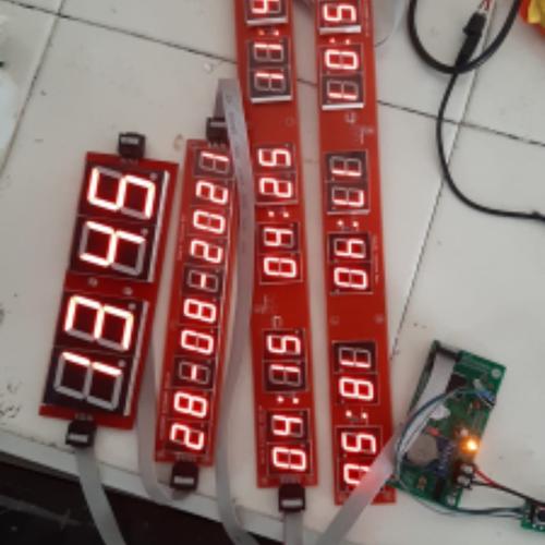 Jual modul/kit jam digital otomatis jadwal sholat digital 1,8 inch ...