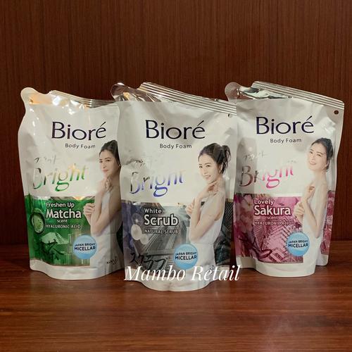 Jual Biore Body Foam Pouch All Variant 450 ml | Biore Sabun Mandi Cair - Kota Bandung - Mambo ...