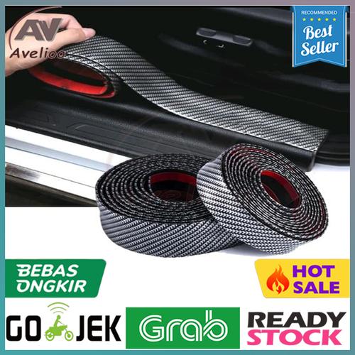 Jual BLACK GLOSSY 3D CARBON FIBER STICKER MOBIL STIKER HARGA 1 METER ...