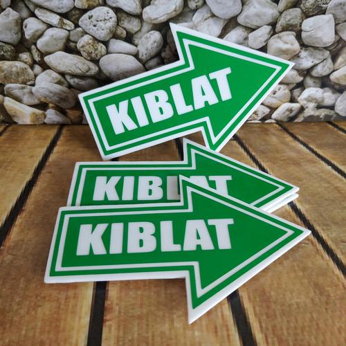 Jual Sign Label Arah Kiblat Bahan Acrilik Acrylic - Kab. Rembang ...