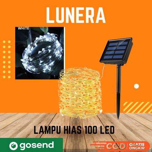 Jual Lampu Hias Tenaga Solar Surya Dekorasi Taman Outdoor Pesta 100 LED ...