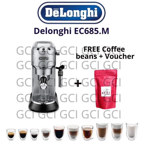 Jual Mesin Kopi Espresso EC685 M / Delonghi EC 685 M Dedica Coffee ...