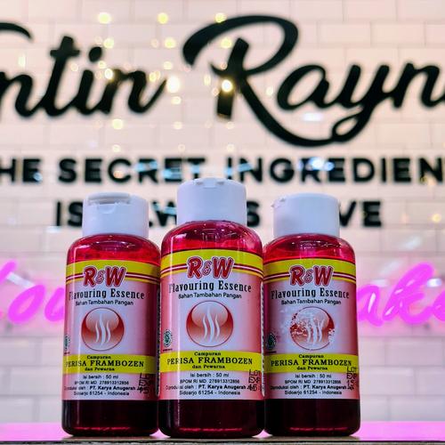 Jual R&W Flavouring Essence Perisa Frambozen dan Pewarna 50ml - Kota ...