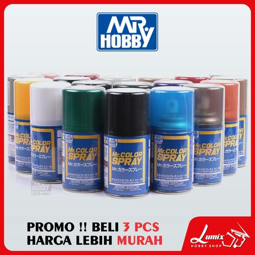 Jual MR COLOR SPRAY CAN S SERIES - HOBBY cat lacquer gundam SprayCan ...