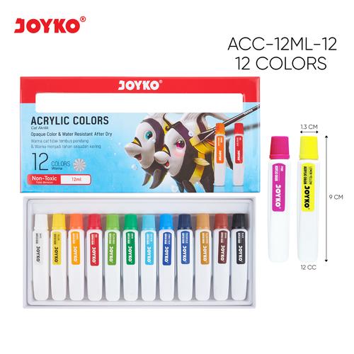 Jual Joyko TITI Acrylic Colour 12 18 24 Warna / Cat Akrilik Joyko ACC ...