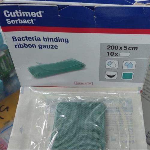 Jual Cutimed Sorbact Ribbon Gauze 5x200cm Cutimed Ribbon 5x200 cm ...