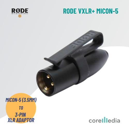Jual Rode VXLR Plus MiCon-5 socket 3.5mm to 3-pin male XLR adaptor ...