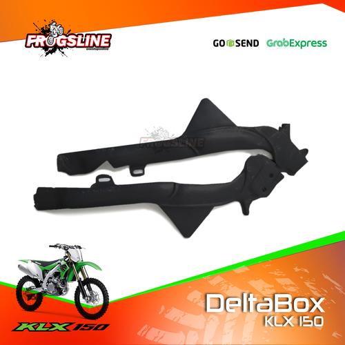 Jual DeltaBox KLX 150 - Deltabox Alumunium Silver KLX DTracker 150 ...