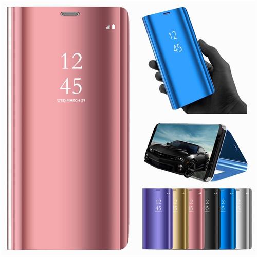Jual Oppo Reno 2F Flip Mirror Case Clear View Standing Casing Book ...