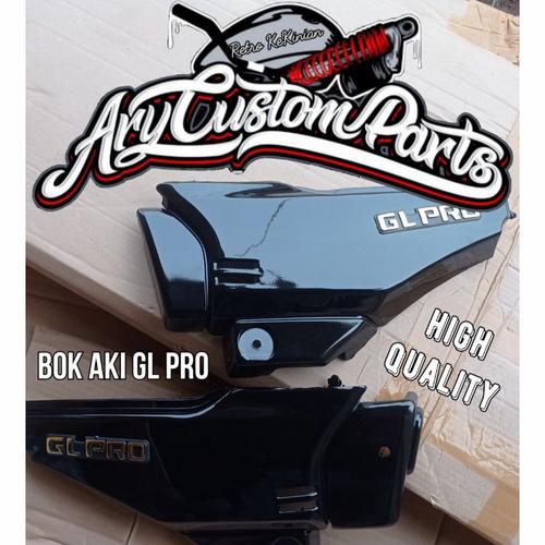 Jual Bok aki tepong gl pro gl max gl 100 gl 125 set emblem gl pro gl ...