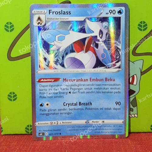 Jual Froslass R foil S6H 021/070 kartu pokemon TCG Indonesia - Kota ...
