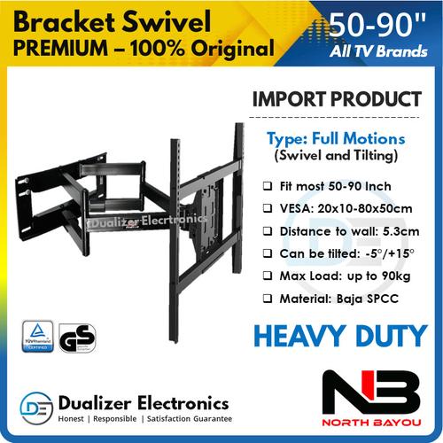 Promo Bracket TV Swivel/Swifel NB SP5 NBSP5 50 55 60 65 70 75 80 85 90 ...
