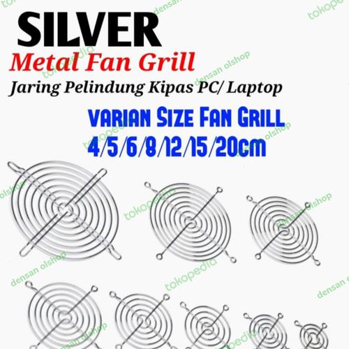 Jual Fan grill ram kawat besi pelindung tutup kipas PC DC CPU CASE ...