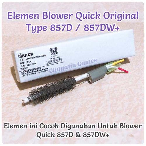 Jual Elemen Blower Original QUICK Type 857D 857DW+ & Blower Digital ...
