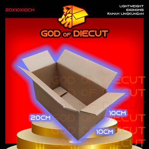 Jual 20x10x10 cm kardus box kotak karton packing barang polos baru ...