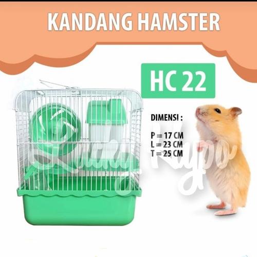 Jual HC 22 Kandang Hamster 1 Set / Hamster Cage P17cm x L23cm x T25cm - Jakarta Barat - Lucky ...
