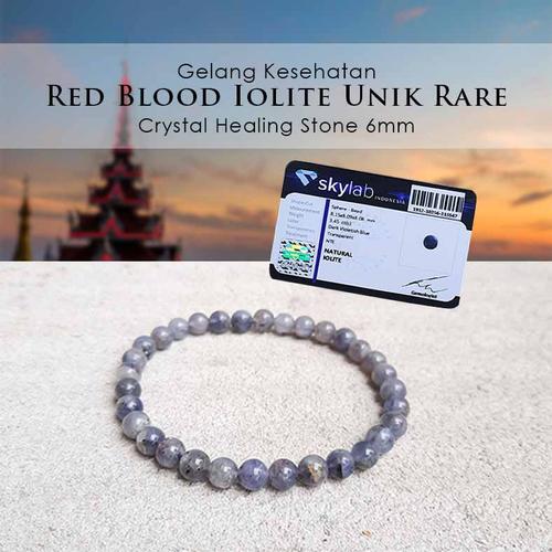 Jual Gelang Kesehatan Red Blood Iolite Unik Rare (GBP491) - Jakarta ...