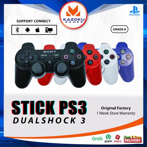 Jual STICK PS3 / DUALSHOCK/CONTROLLER ORI PABRIK Murah - Hitam ...