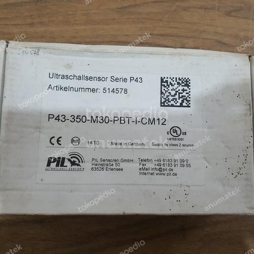 Jual PIL P43-350-M30-PBT-I-CM12 Ultraschall Sensor P43 P43 350 M30 PBT I CM - Kota Tangerang ...