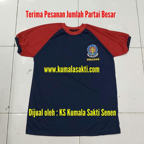 Jual Kaos Damkar Pemadam Fire Reacue Bahan Bagus Biru Dongker-Tas ...