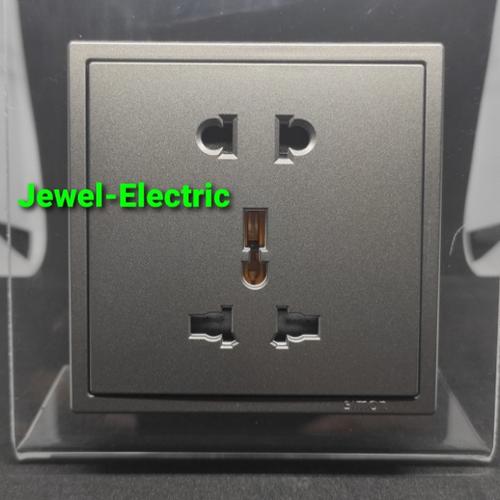 Jual Stop Kontak Universal Simon i7 Socket 2 Pin SIMON i7 GREY 701080 ...