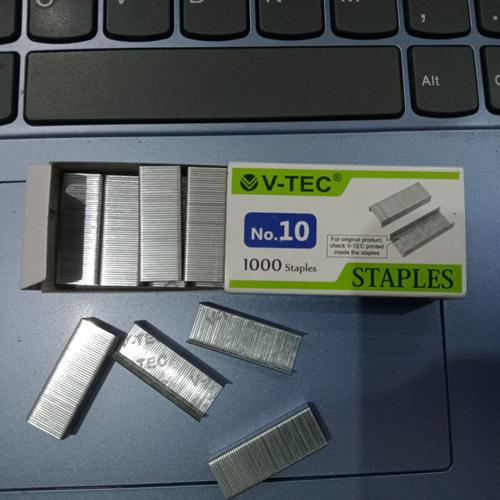 Jual ISI STAPLER V-TEC STAPLES NO.10 NO.24/6 DAN NO.23/17 - No. 10 ...