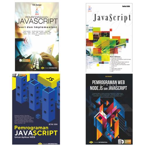 Jual Buku paket hemat pemrograman javascript node js dan javascript ...