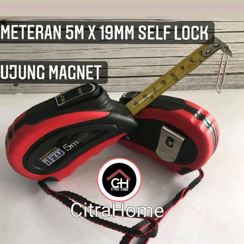 Promo Meteran 5M x 19mm Self Lock ITZU High Quality - Kota Bandung ...