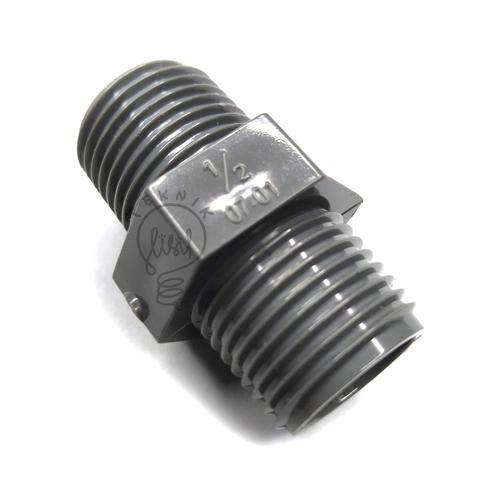 Jual DOUBLE NEPPLE NIPEL NIPPLE DRAT 1/2 INCH 0,5 INCH PVC RUCIKA PIPA ...