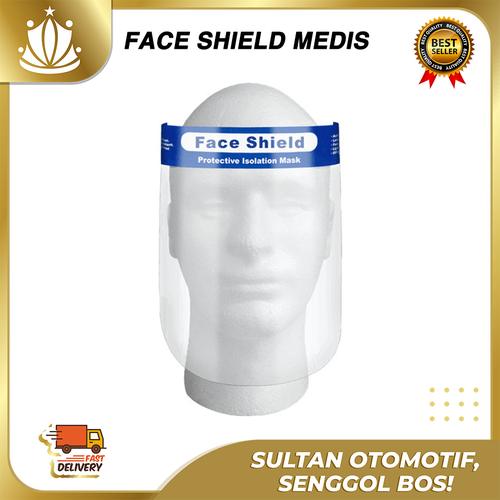 Jual APD Medis Face Shield Safety Pelindung Muka Wajah Kuat Tebal ...