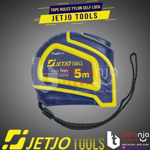 Jual JETJO TOOLS Meteran 5m Tape Rules Tylon Self Lock 5 Meter Autostop ...