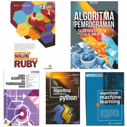 Jual Buku paket hemat algoritma logika algoritma machine learning ...
