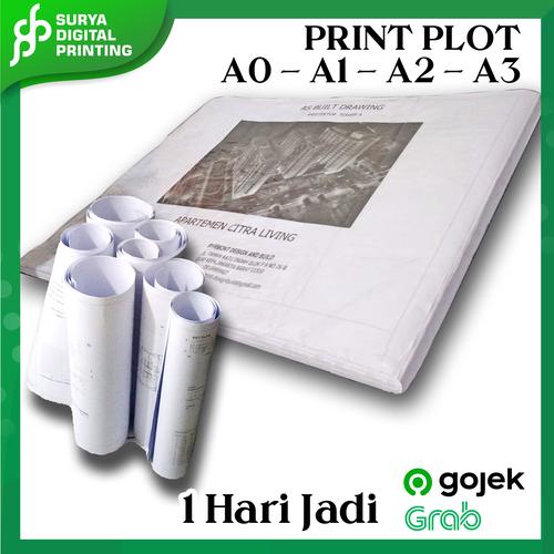 Jual Terima Print / Cetak Plot Denah Large Format A0 - A3 HVS - A2 - Jakarta Barat - Surya ...