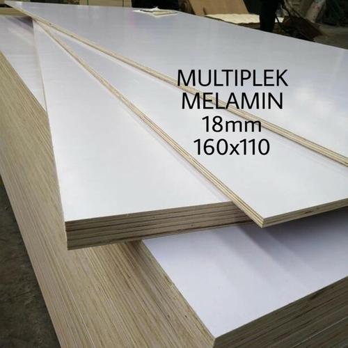 Promo Triplek / Multiplek melamin putih 18mm (160x110)cm, melaminto ...