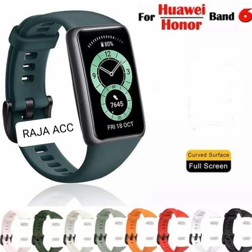 Jual Strap Huawei Band 6/Honor Band 6 Silicon Strap Sport Band Rubber ...