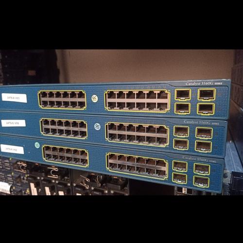 Jual Switch Hub Cisco Catalyst 3560G Port 24 Gigabit Ethernet 10/100 ...