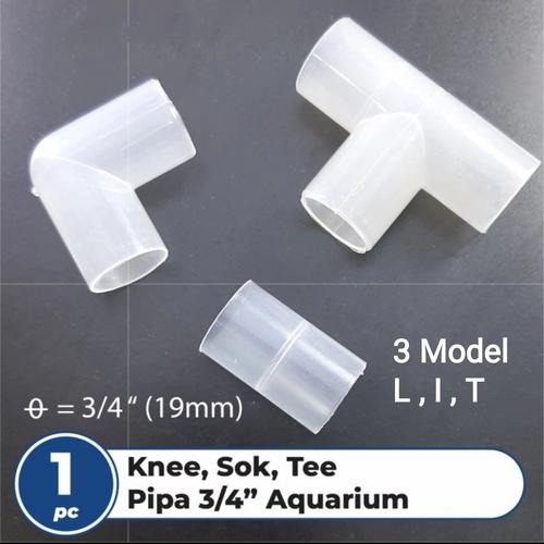 Jual Sambungan pipa akuarium shock sok pipa knee keni T L I aquarium ...