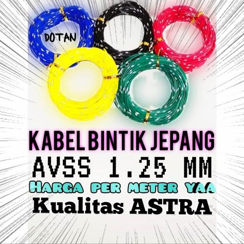 Jual KABEL BODY BINTIK AVSS 1.25 MM LISTRIK MOBIL MOTOR SERABUT METERAN - Biru - Kota Tangerang ...