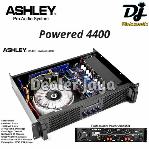 Jual Power Amplifier Ashley POWERED 4400 / POWERED4400 - 4 channel ...
