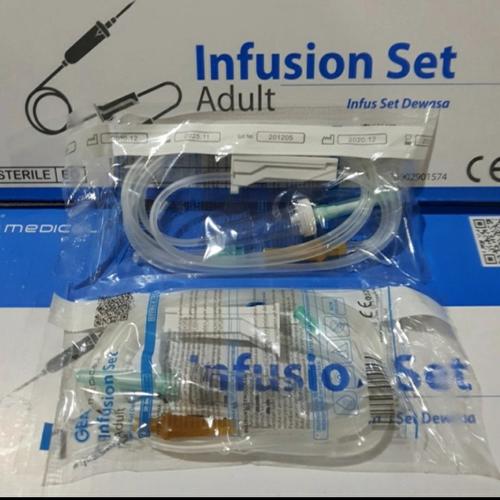 Jual INFUS SET GEA DEWASA / Selang Infused / Infusion Adult / Infuset ...