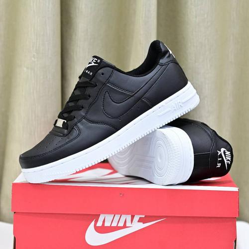 Jual Sepatu Pria Nike Air Force 1 Low Full Black White | Sepatu ...
