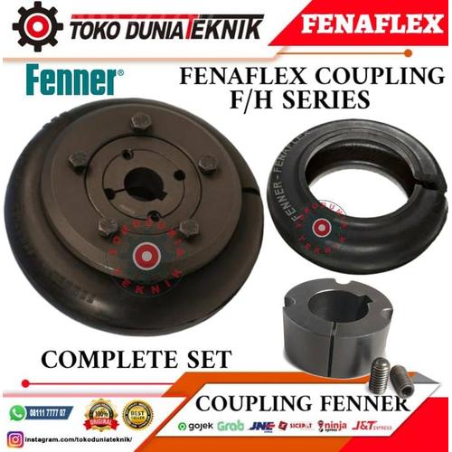 Jual F120F/H FENNER COUPLING FENAFLEX C/W BUSHING MAX BORE 75mm SET ...