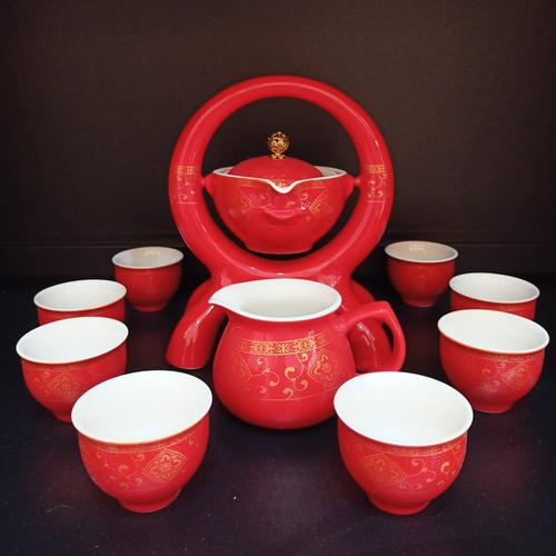 Jual Tea Set Keramik Red and Blue Floral isi 8 cups - Biru - Kota Medan ...
