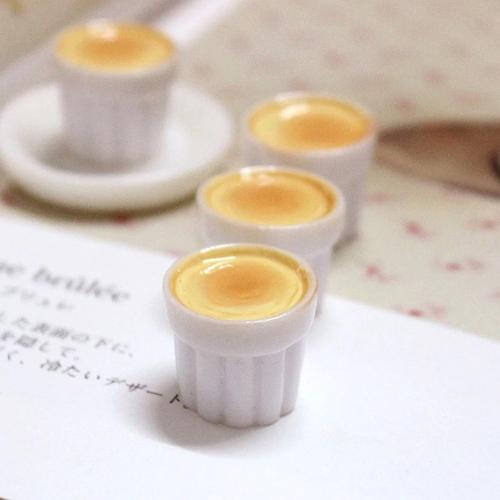 Jual Miniature Egg Pudding Custard Orcara ReMent Food Miniature Doll ...