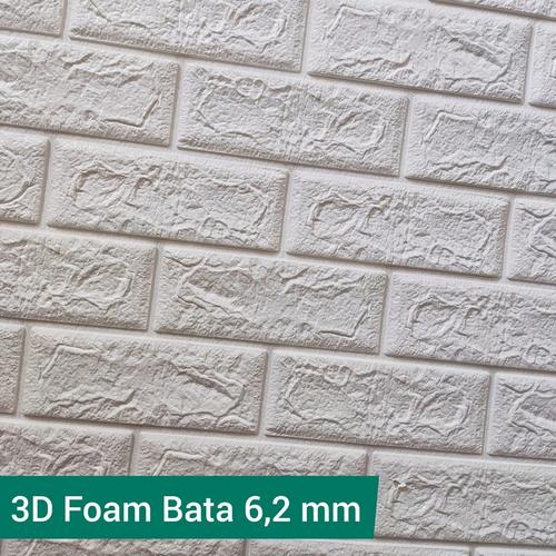 Jual Wallpaper Foam 3D Peredam Suara dan Panas Bata Putih Tebal 9mm - 6 ...