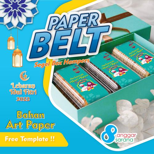 Jual Paper Belt / Packaging Sleeve IDUL FITRI Custom Untuk label ...