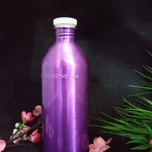 Jual Botol Aluminium UNGU/botol Kaleng /tempat parfum/cairan 500ml ...