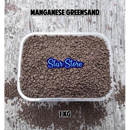 Jual Mangan Greensand Penjernih Air / Pasir Mangan Media Filter Air 1kg ...
