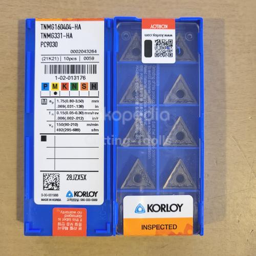 Jual INSERT TNMG 160404 KORLOY INSERT BUBUT TNMG 16 TNMG 1604 KORLOY ...